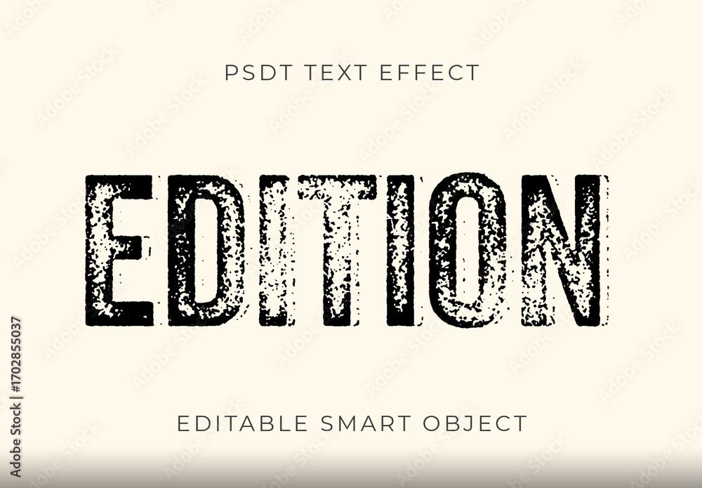 Black Bold Headline Newspaper Text Effect Grunge Font Stock Template ...