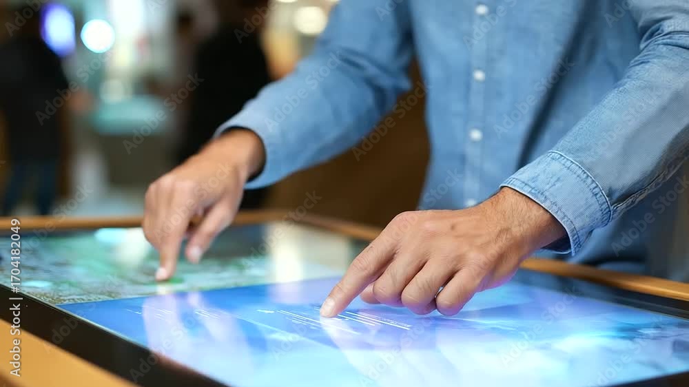 Exhibition designer creating immersive museum displays using spatial ...