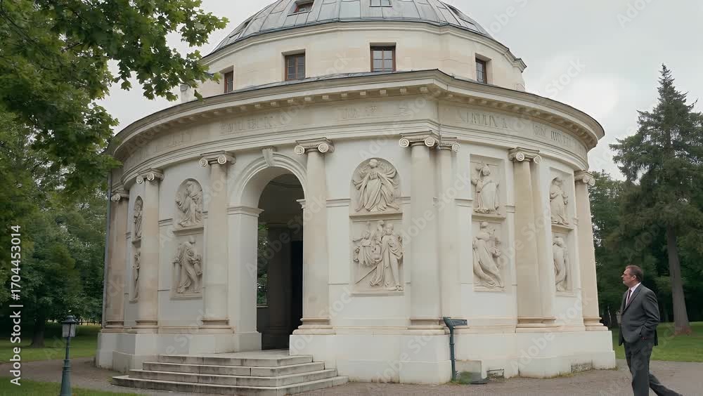 Grand Neoclassical Mausoleum and Sacred Sanctuary Designed by Renowned ...