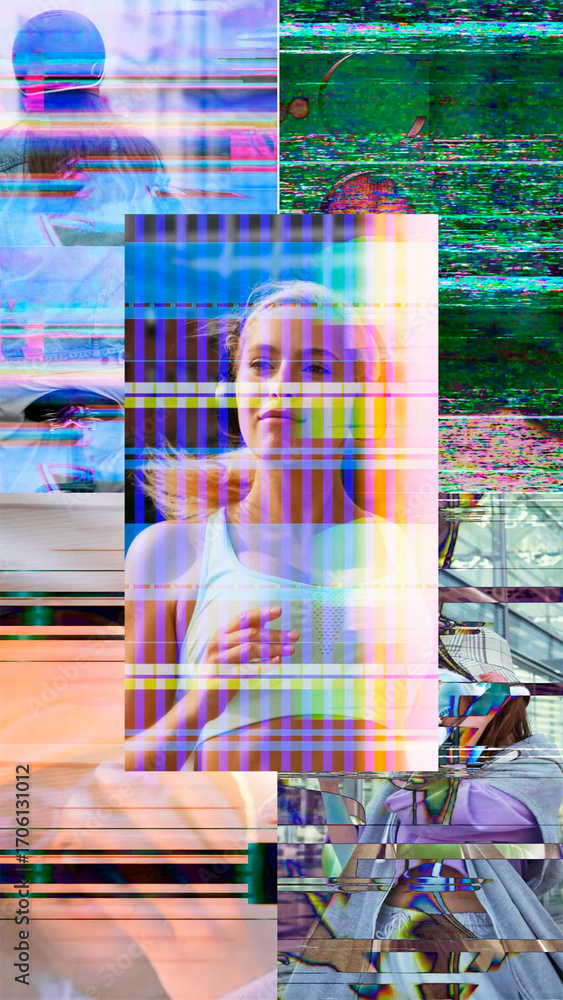 5 Vintage VHS Crash Transitions 01 Stock Template | Adobe Stock