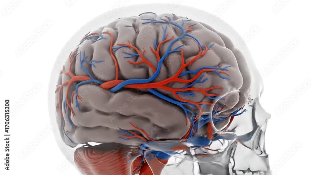 Anatomical visualization of the human brain's vascular system with ...