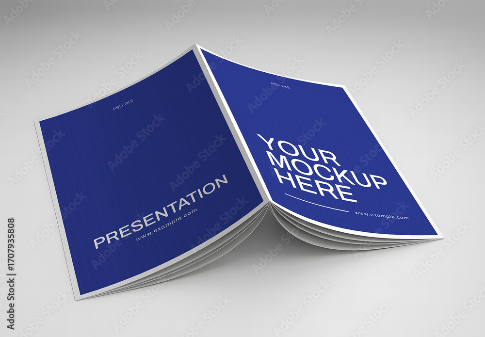 Book Cover Top View Mockup Stock Template | Adobe Stock