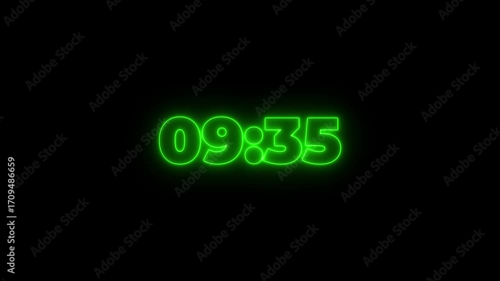 10 minutes Countdown timer with transparent background. 4K countdown ...