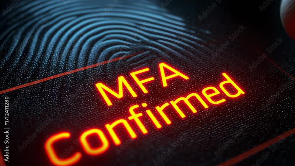 MFA Concept. Enhancing security with multi factor authentication for ...