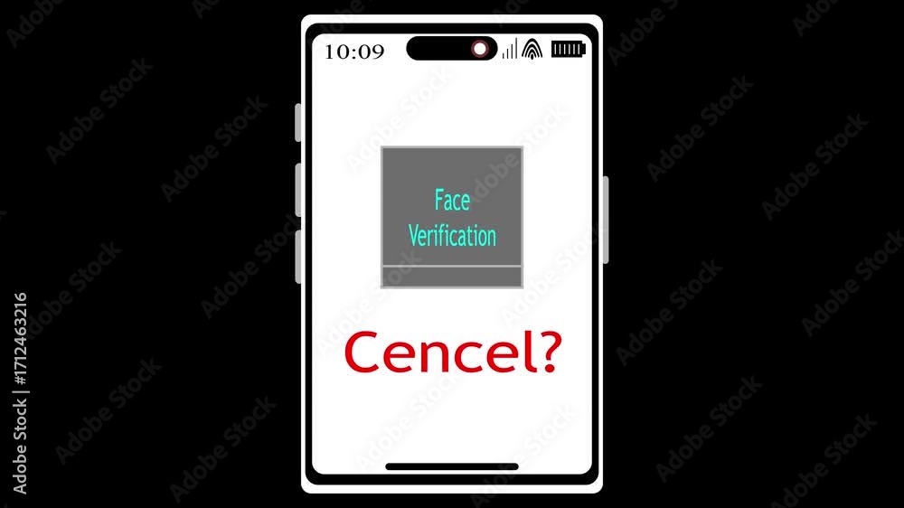 Modern flat illustration of verification failed and QR error. video ...