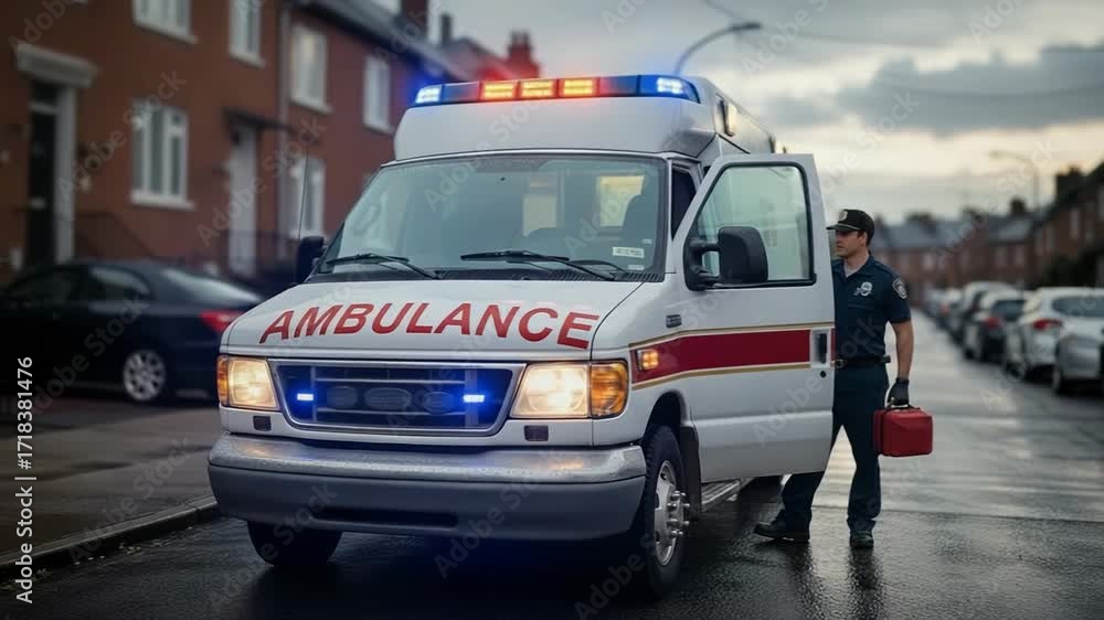 Ambulance circles for emergency response, highlighting urgency and ...