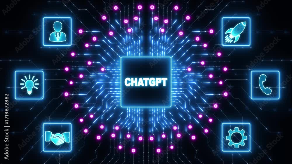 AI artificial intelligence and data mining. ChatGPT Deep learning ...