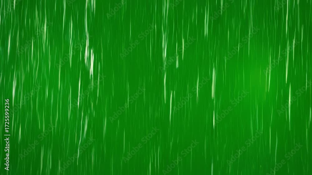 Dynamic green screen rain effect captures atmospheric downpour, perfect ...