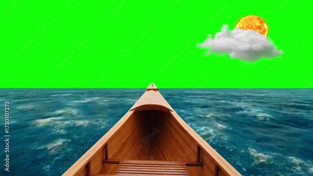 Beautiful Luxury High Quality Boat Green Screen Template Video ...