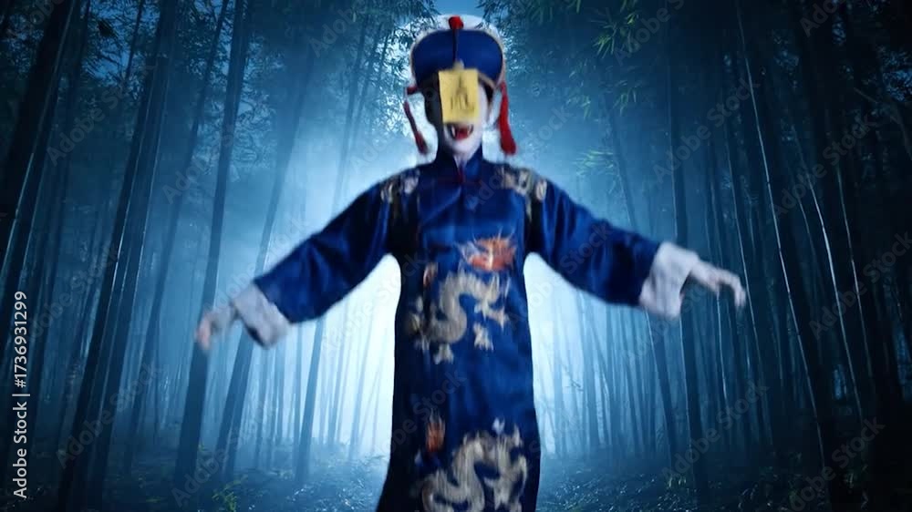 Legend of the Hopping Vampire A Terrifying Scene from Chinese Folklore ...