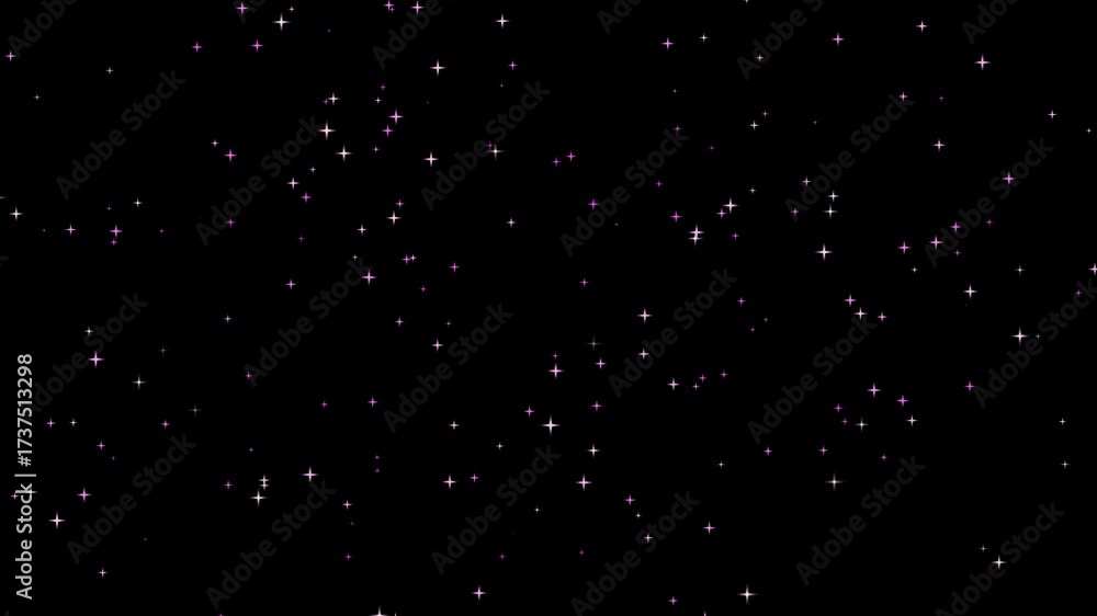 Night starry twinkling stars animation twinkle festive holiday stars ...