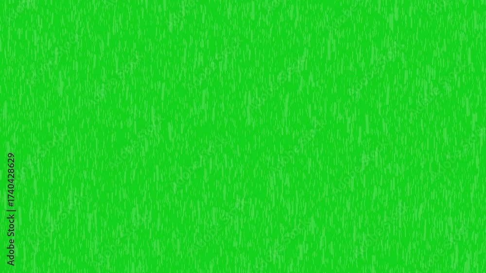 Rain drops falling on green screen background. Loopable rain streaks ...