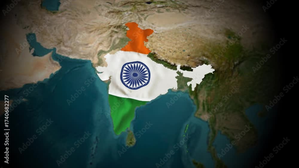 india map animation , 3d india map animation vídeo de Stock | Adobe Stock