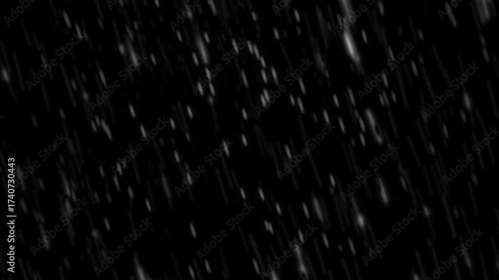 Angled Heavy Rain Overlay Background Video. Loop Rain Falling Effects ...