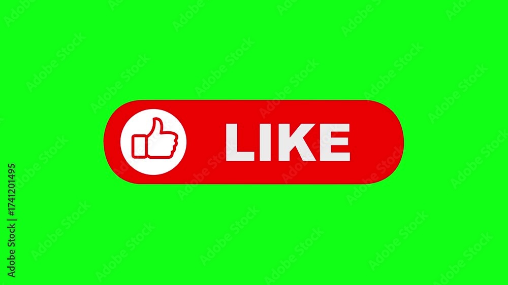 like button animation for a video channel. reveal Like animation ...