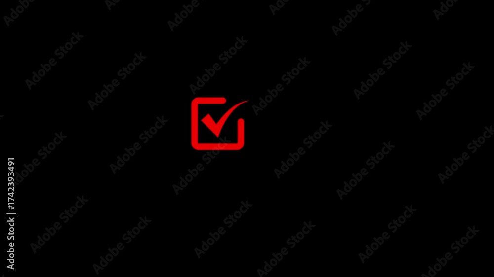 Simple Check mark icon, positive tick symbol of approved, success ...
