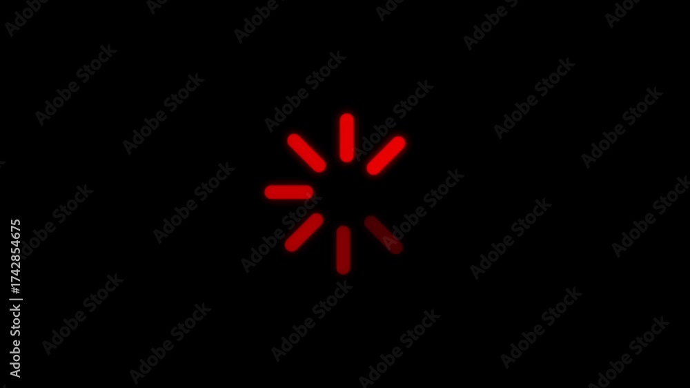 Animated of circle loading icon .Wheel loading concept icon.Animated ...