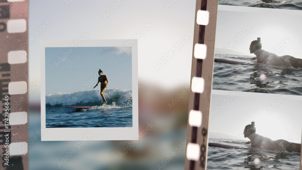 Slide Along Collage Transition With Media Replacements 1 Stock Template ...