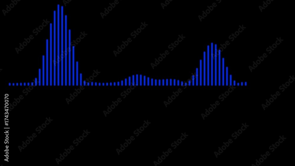 Sound Wave Symbol of Equaliser. Audio Sound wave. Analog and digital ...