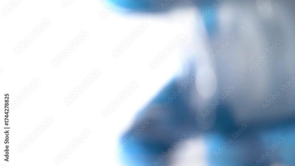 anesthesia oxygen mask, A doctor in a blue glove puts an oxygen mask ...