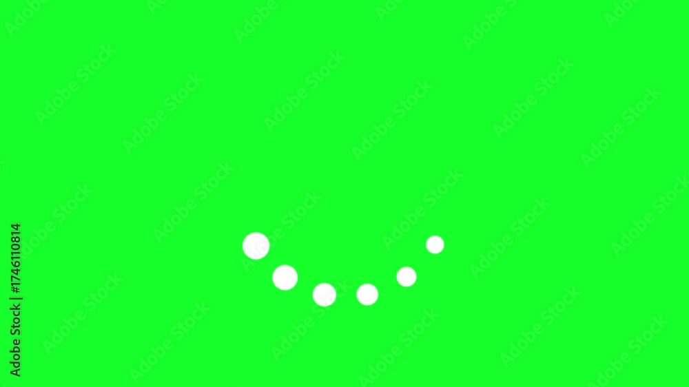 Computer loading software icon, White Circle Loading Animation on 4K ...