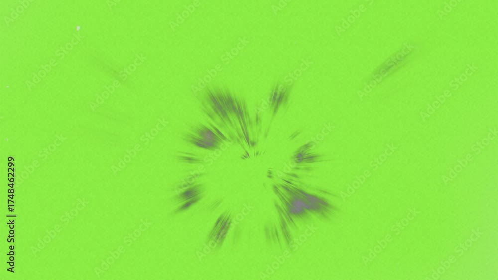 Light Glitch Effect on Green Screen Background | Futuristic Digital ...