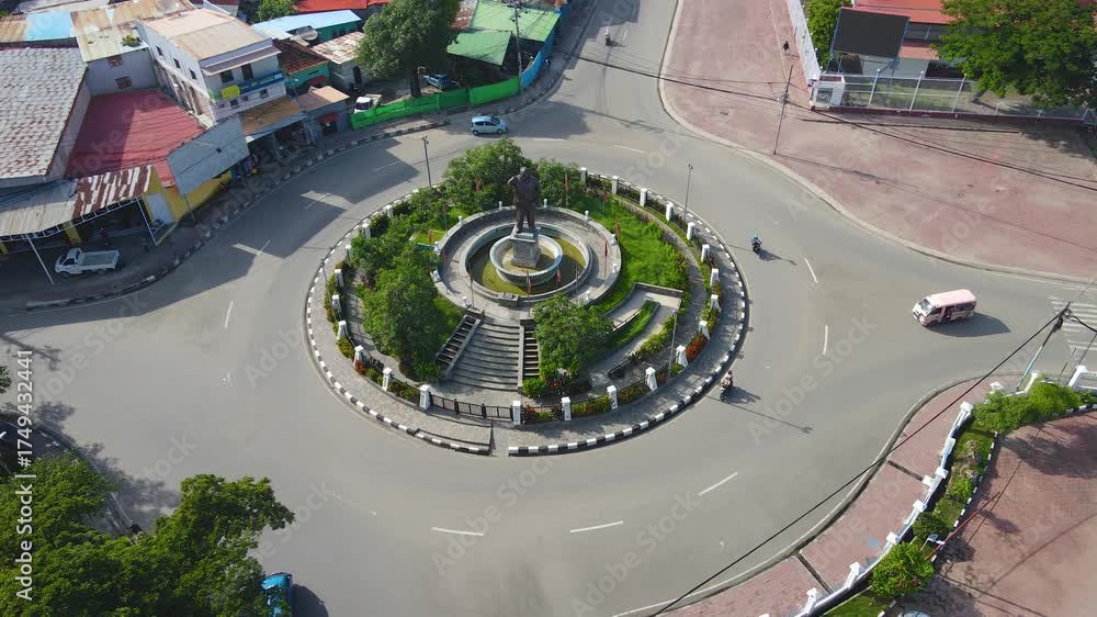 The landmark roundabout honoring Francisco Xavier do Amaral, the first ...