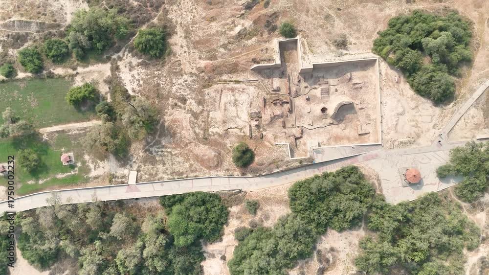 Mound AB Southern 4k drone footage of Harappa ruins - Indus Valley ...