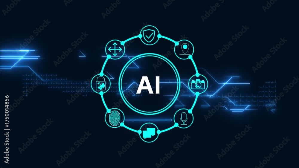 Vidéo Stock Generative AI. Exploring fundamentals of AI. Exploring the ...