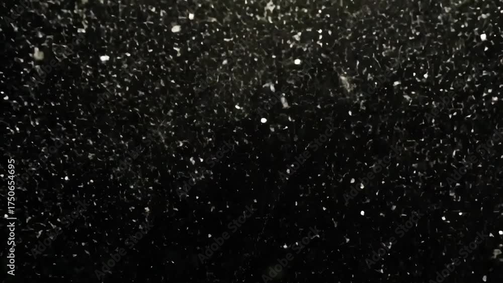 Vídeo do Stock: A black background deep space, layered with faint film ...