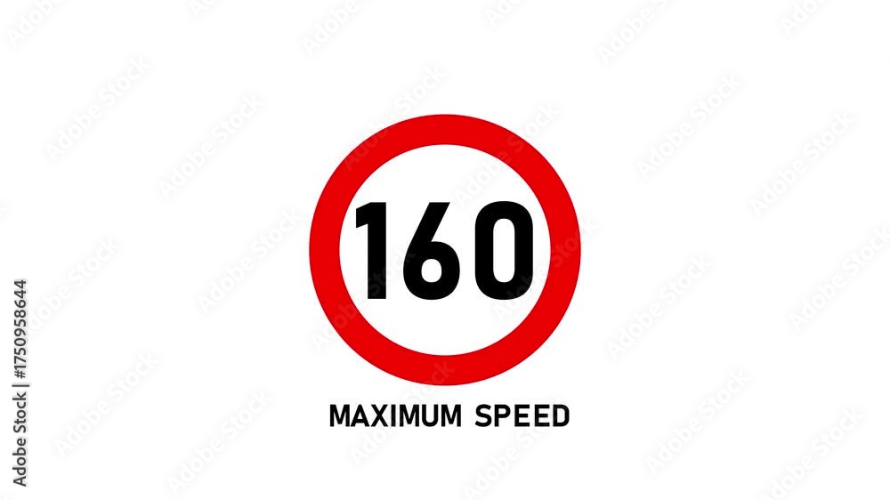 160 Max Speed Limit Sign ,Shin Tomei expressway speed limit 160 road ...