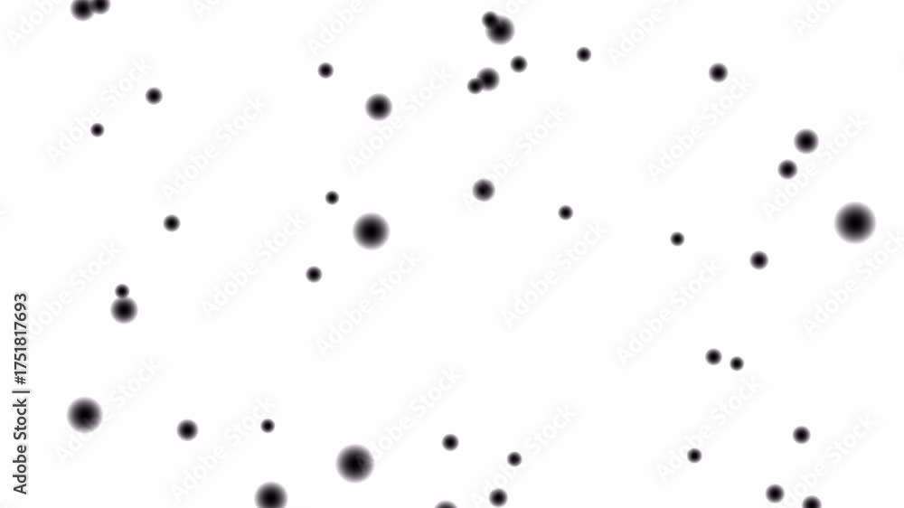 Vidéo Stock Bubble animation on transparent background, Water bubble ...