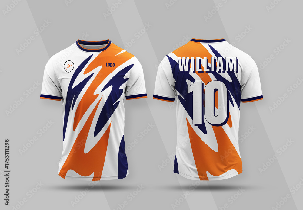 Modern Sport Jersey Design Stock Template | Adobe Stock