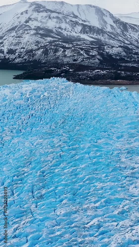 Perito Moreno Glacier At El Calafate In Santa Cruz Argentina. Stunning Landscape. Los Glaciares ...