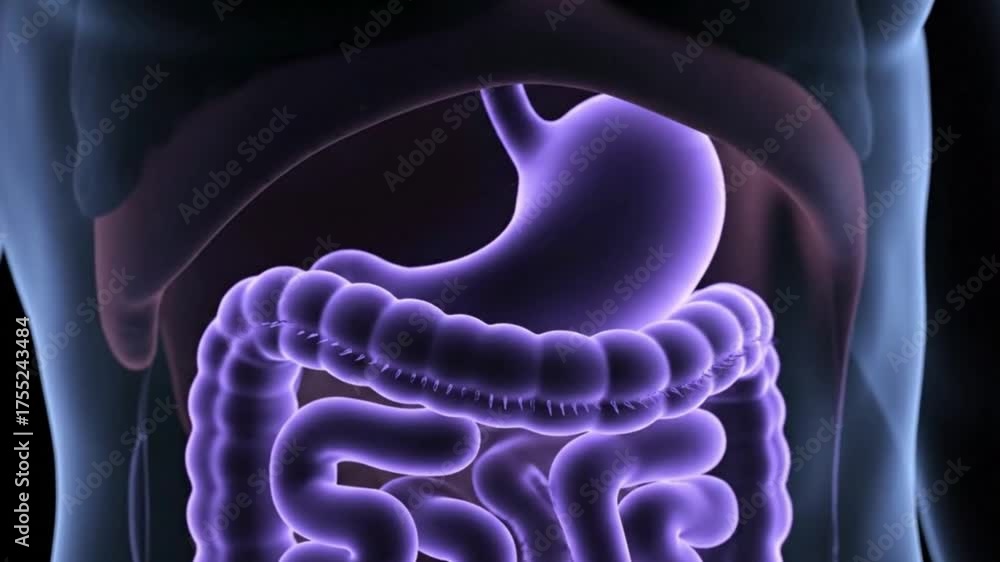Human Digestive System Stomach Colon Intestines Anatomy Medical ...