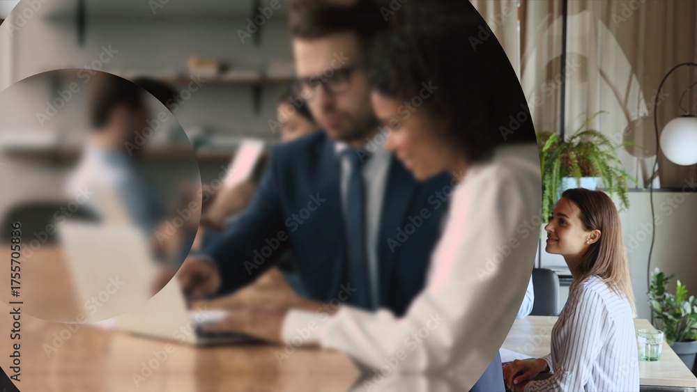 Modern Glass Blur Transitions Stock Template | Adobe Stock
