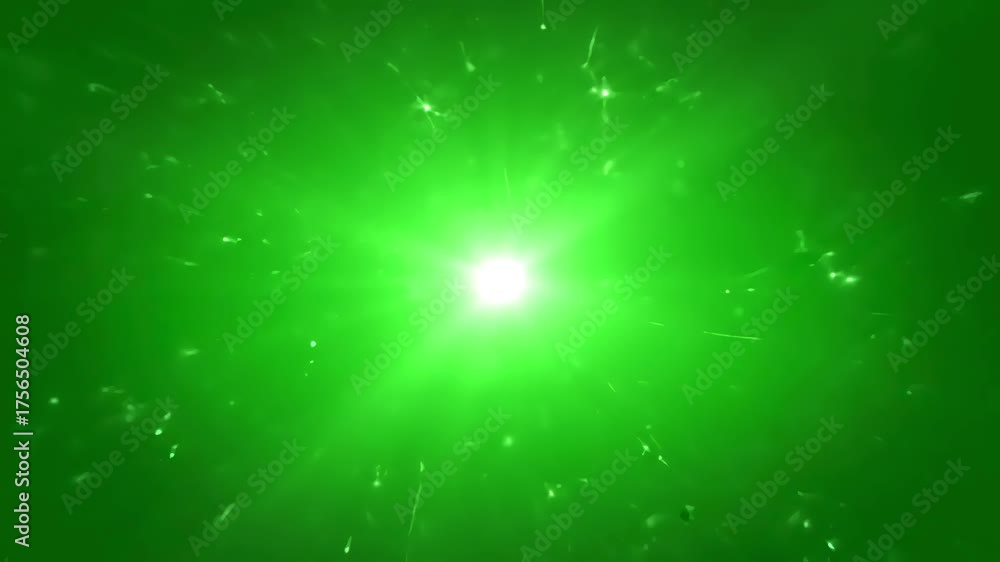 Vidéo Stock Green Screen shining white light twinkle stars on ...