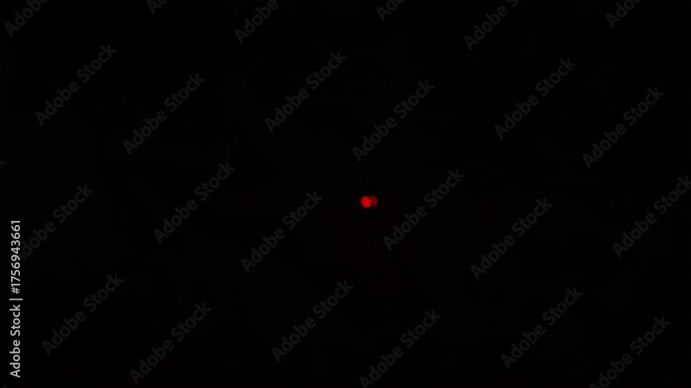 Red sparks blinking on black background, red sparks burst and trail ...