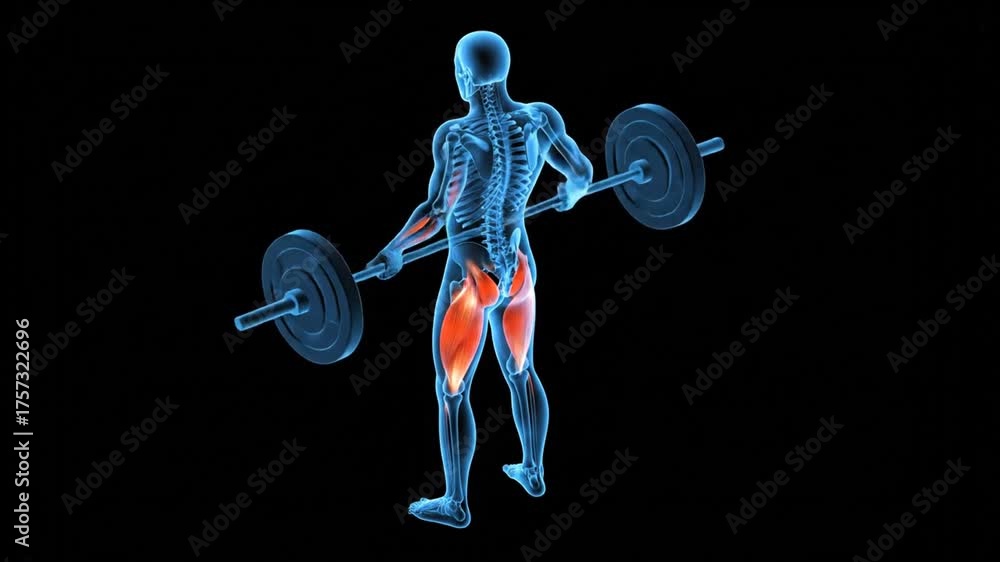 Dynamic Medical X-ray Animation of a Walking Human Skeleton ...