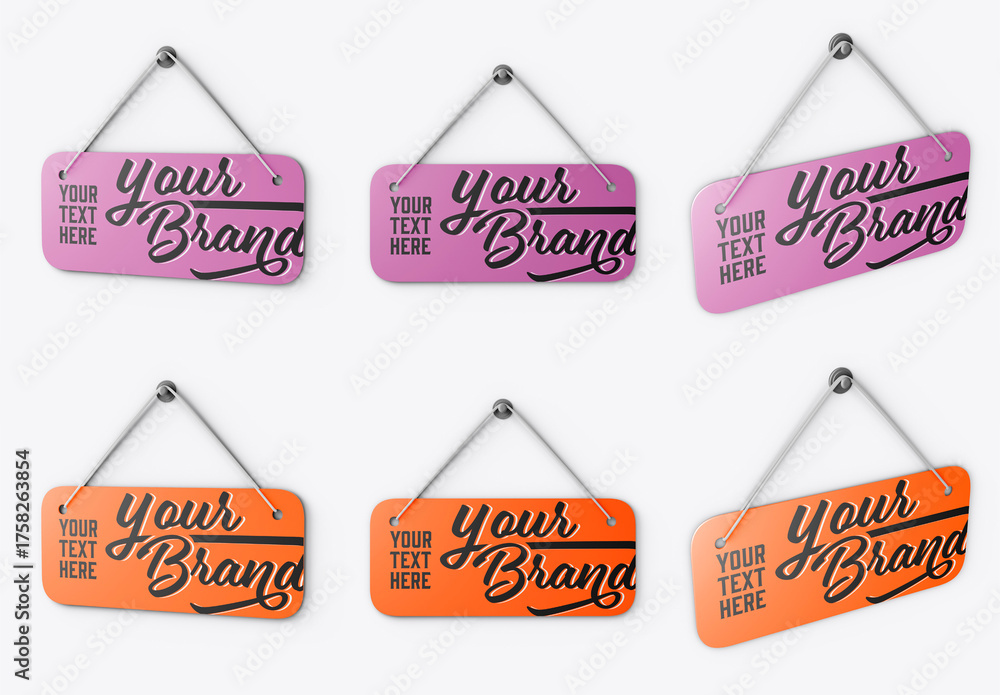 Hanging Sign Mockup Stock Template | Adobe Stock