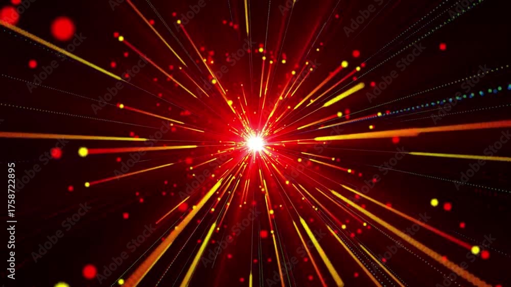 Rotation Abstract Red Moving Strong Shine Free Animated Motion ...