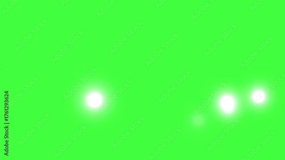 Camera flashing animation on green screen background. Camera flashes ...