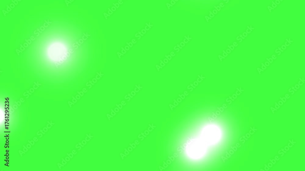 Vidéo Stock Camera flashing animation on green screen background ...