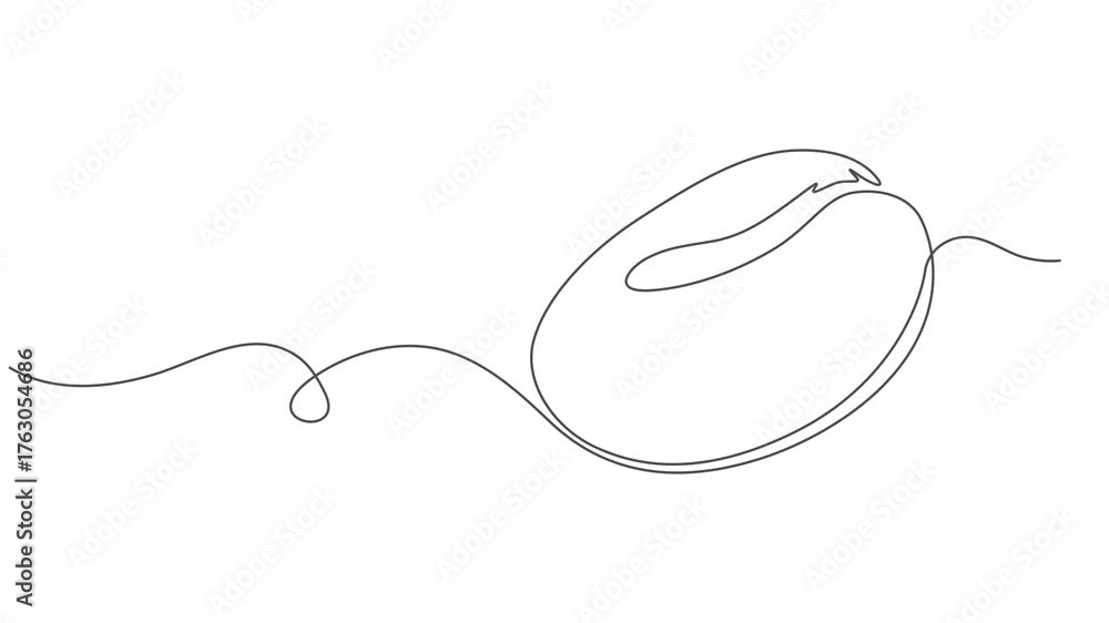 Coffee beans animation. Coffee grain continuous line drawing animated ...