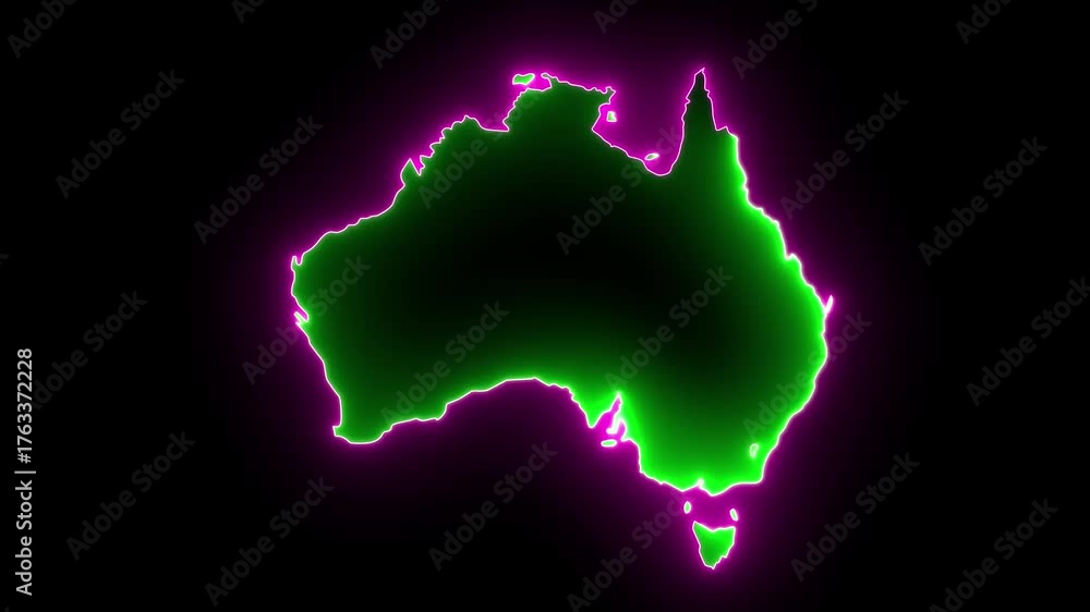 This high-resolution 4K animation showcases a stylized silhouette of ...