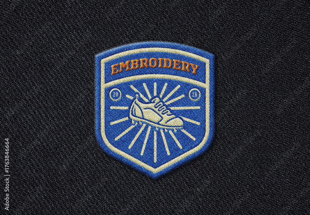 Embroidery Logo Mockup Stock Template | Adobe Stock
