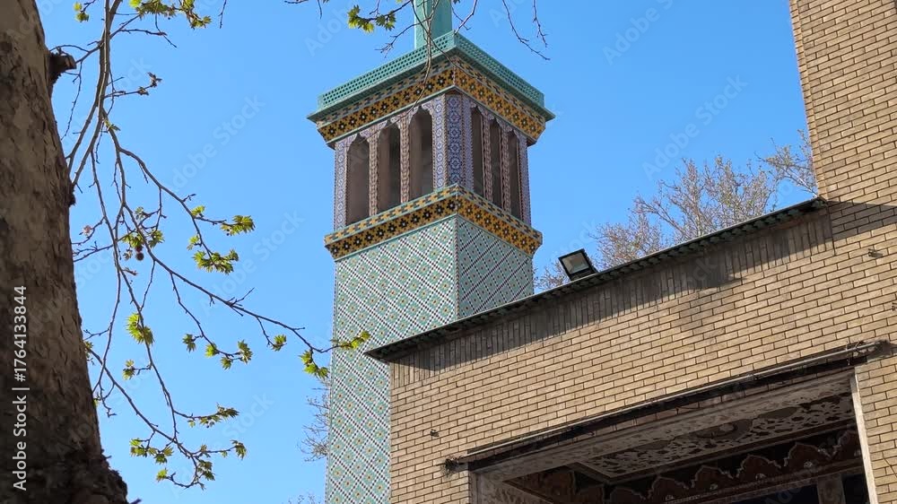 Islamic architecture with Persian design in Tehran Iran historic ...