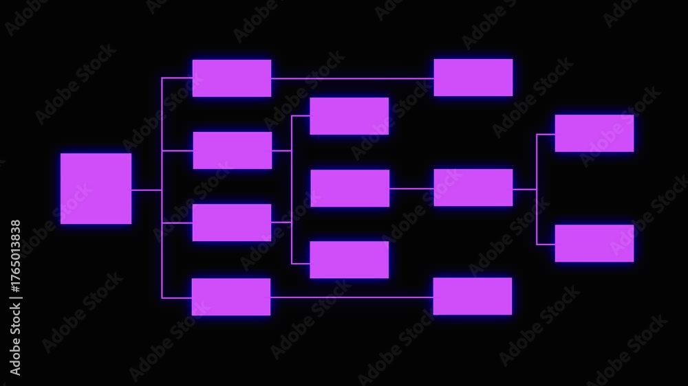 Abstract workflow diagram overlay. Business process mapping and data ...