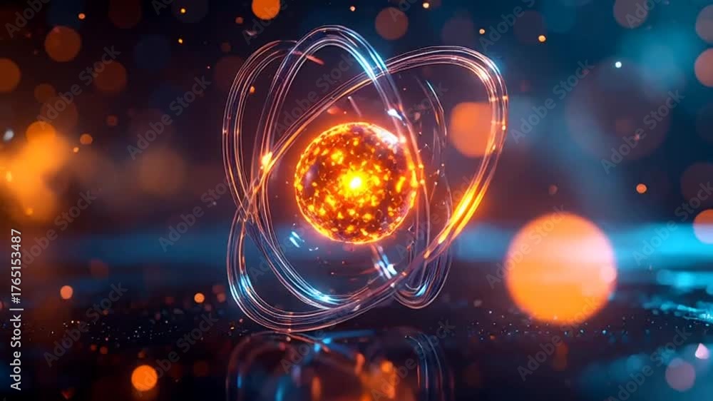 Dynamic Atom Model Animation: A visually stunning representation of ...