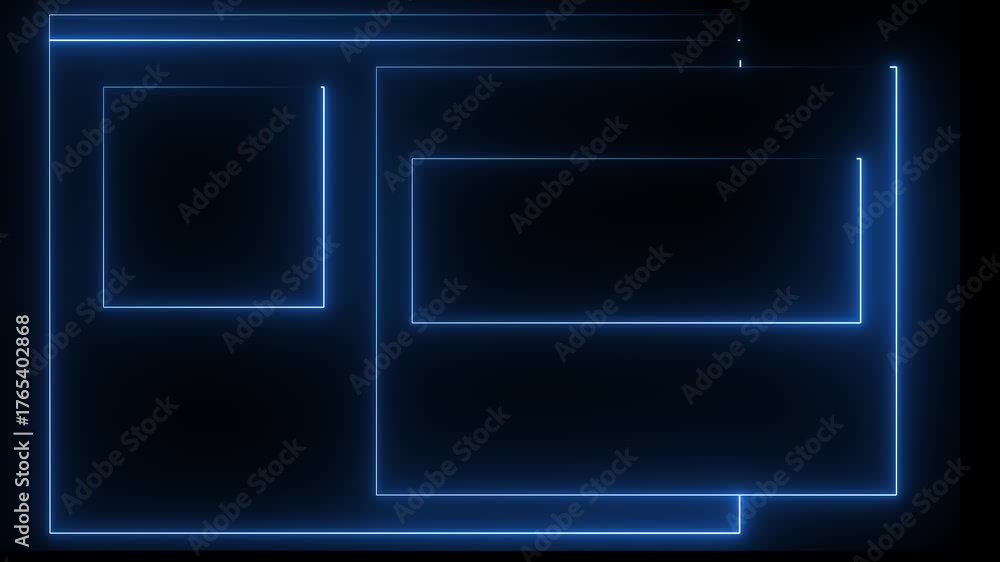 Intermission Stream Overlay Animated, Neon Sign looping and chat for ...